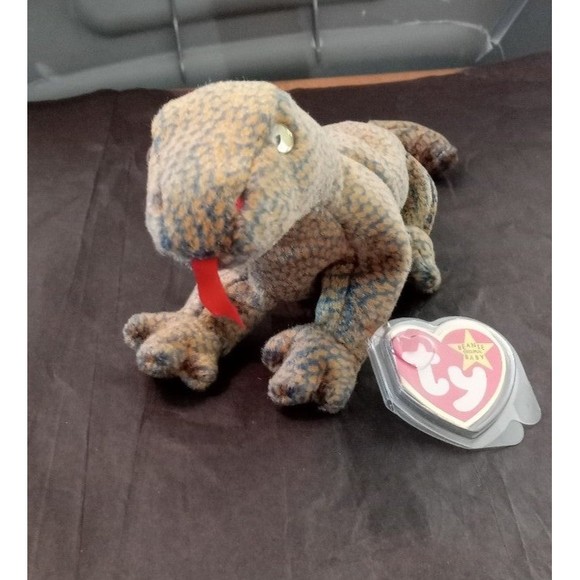 Toys | Ty Beanie Babies Scaly The Monitor Lizard | Poshmark